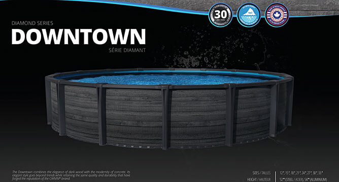 Downtown Pool Model | Elegant, Durable Above Ground Pools