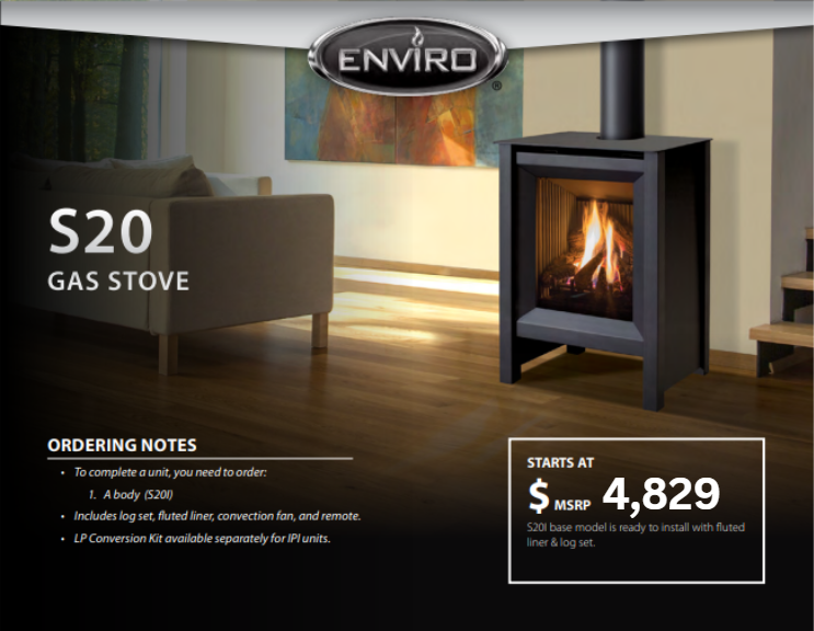 Gas Stoves | Enviro® Heating Solutions | Clearwater Pool & Spa