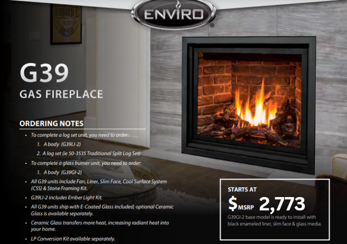 Gas Stoves | Enviro® Heating Solutions | Clearwater Pool & Spa